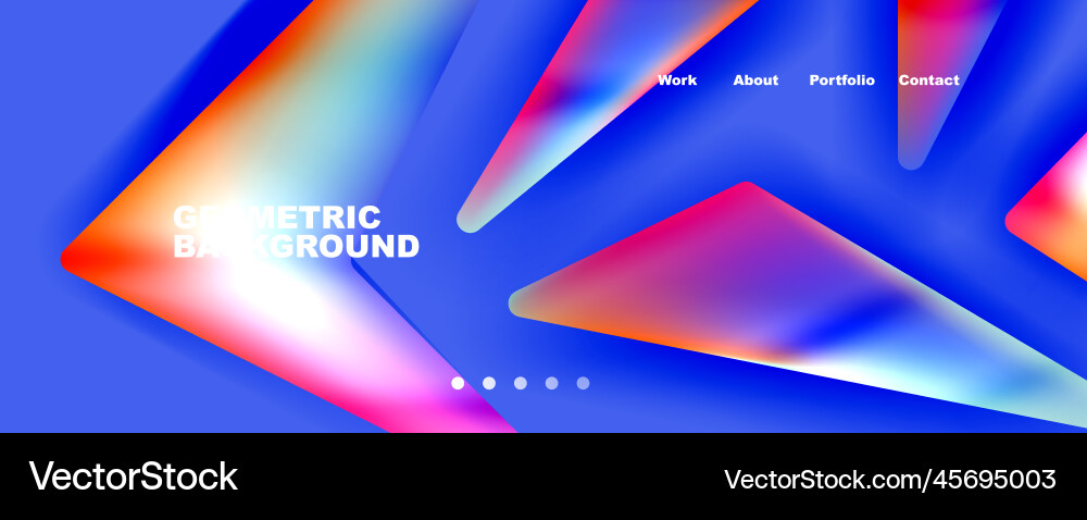 Geometric shapes minimalist abstract background Vector Image