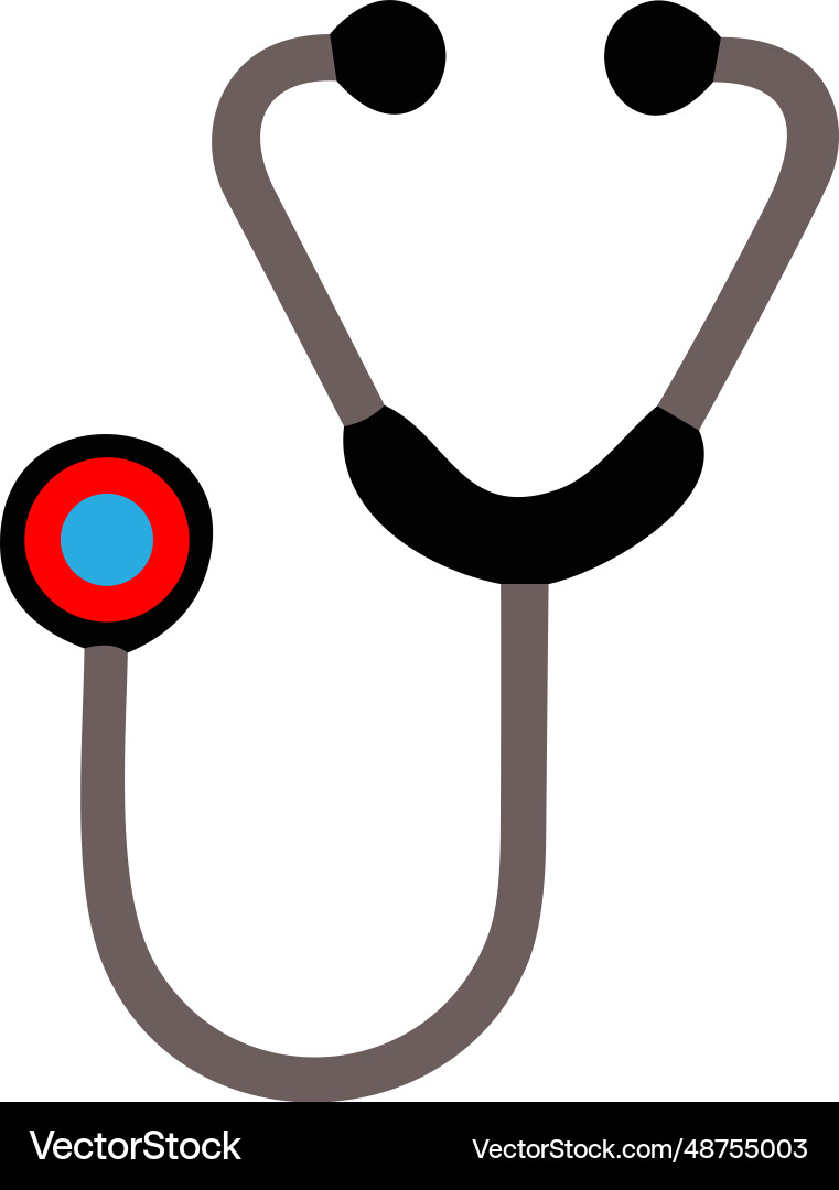Medical stethoscope for doctors wellness Vector Image