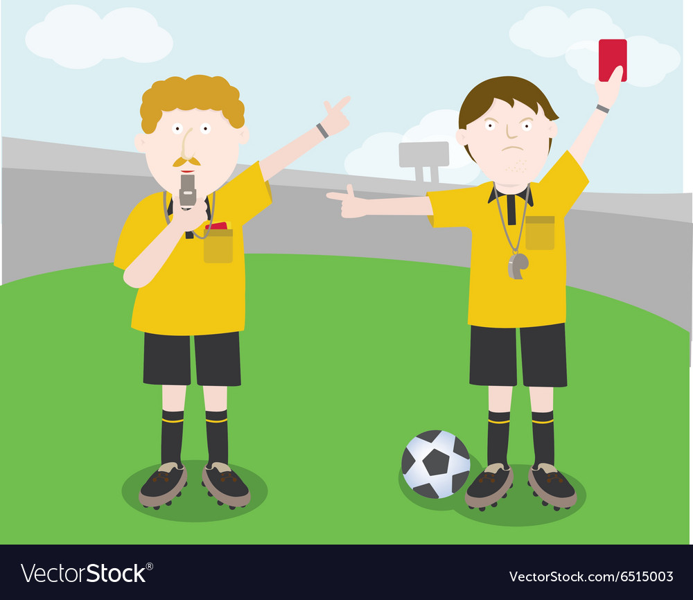 Referee Royalty Free Vector Image - VectorStock