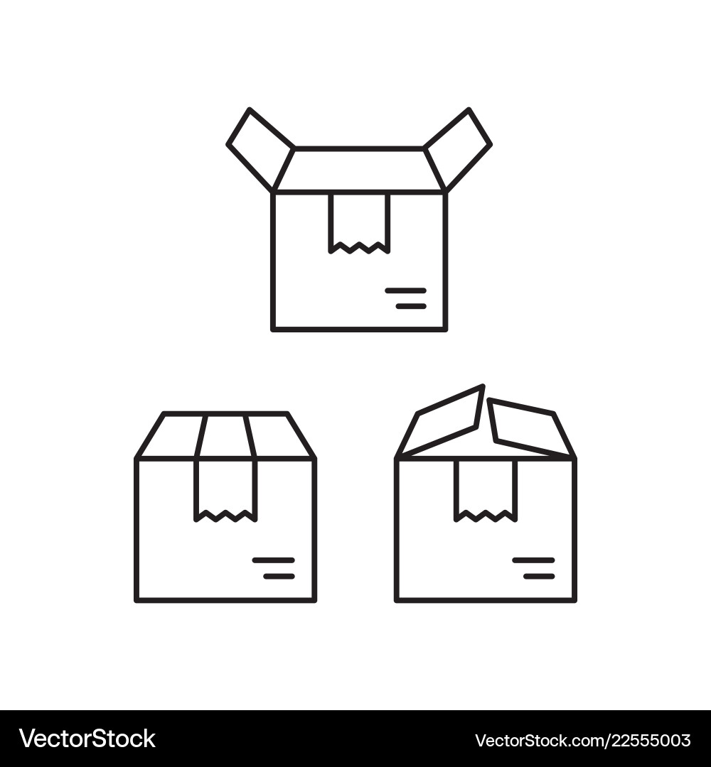 Shipping Box Icons