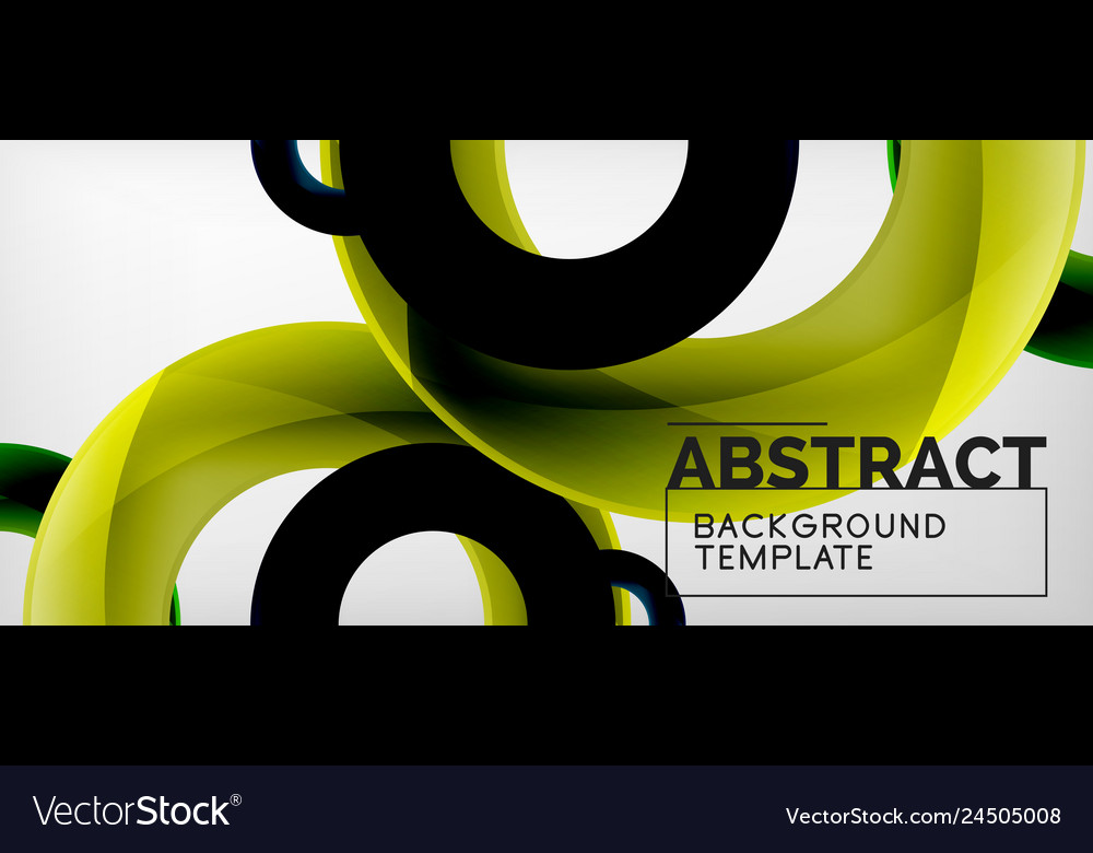 Circles Abstract Background Royalty Free Vector Image