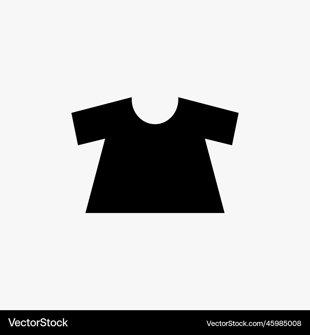 Clothes sign on white background line icon Vector Image