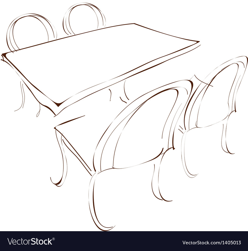 A table Royalty Free Vector Image - VectorStock