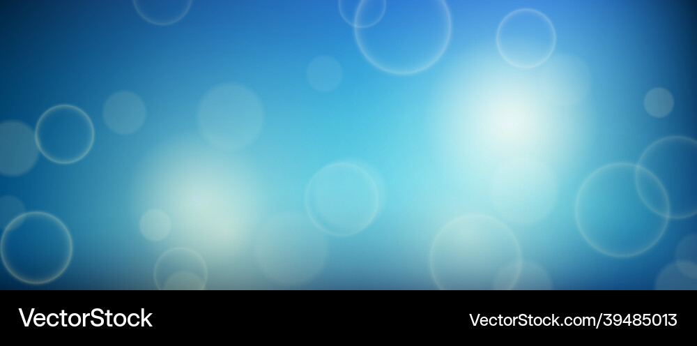 Abstract background with blur bokeh light effect Vector Image