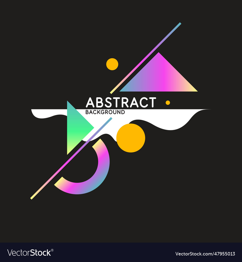 Abstract background with simple elements an image Vector Image