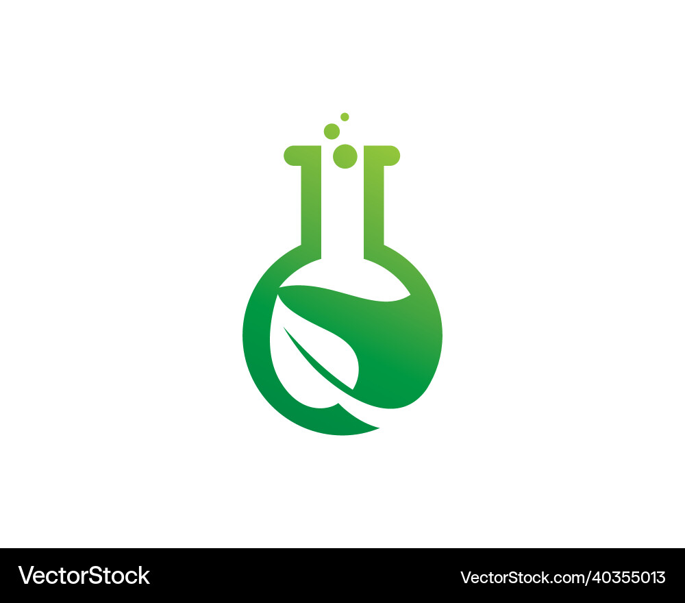 Agriculture lab logo template icon symbol Vector Image
