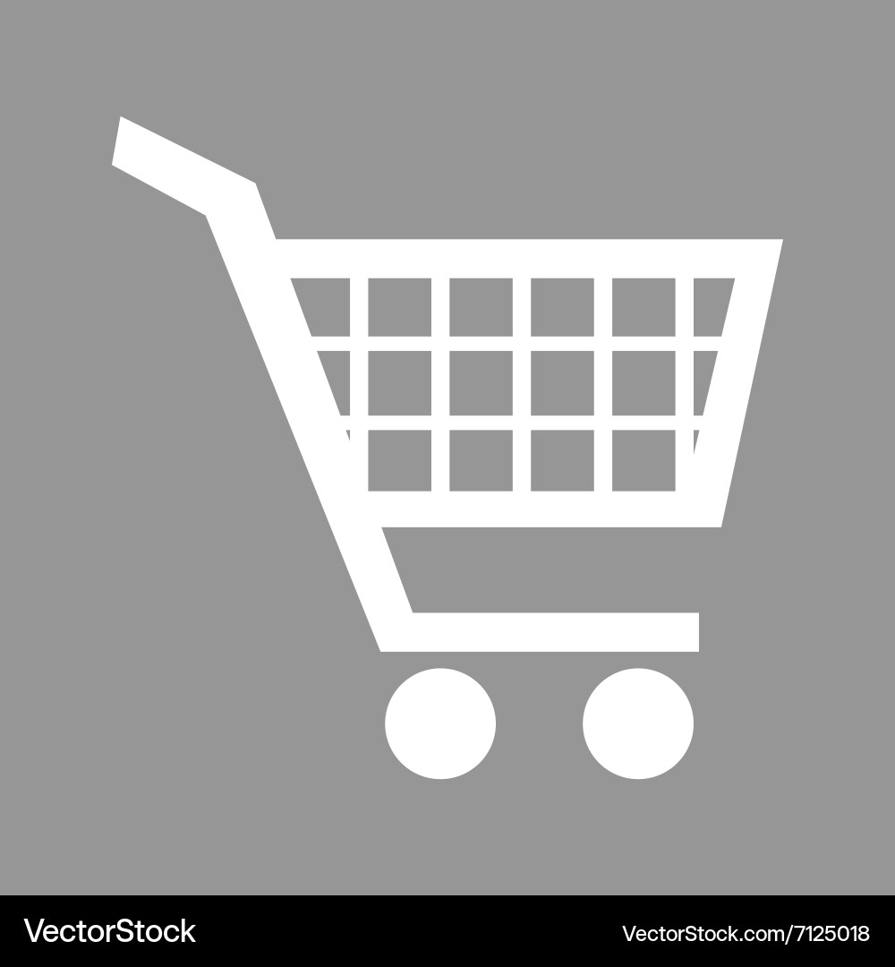 Shopping cart sign Royalty Free Vector Image - VectorStock