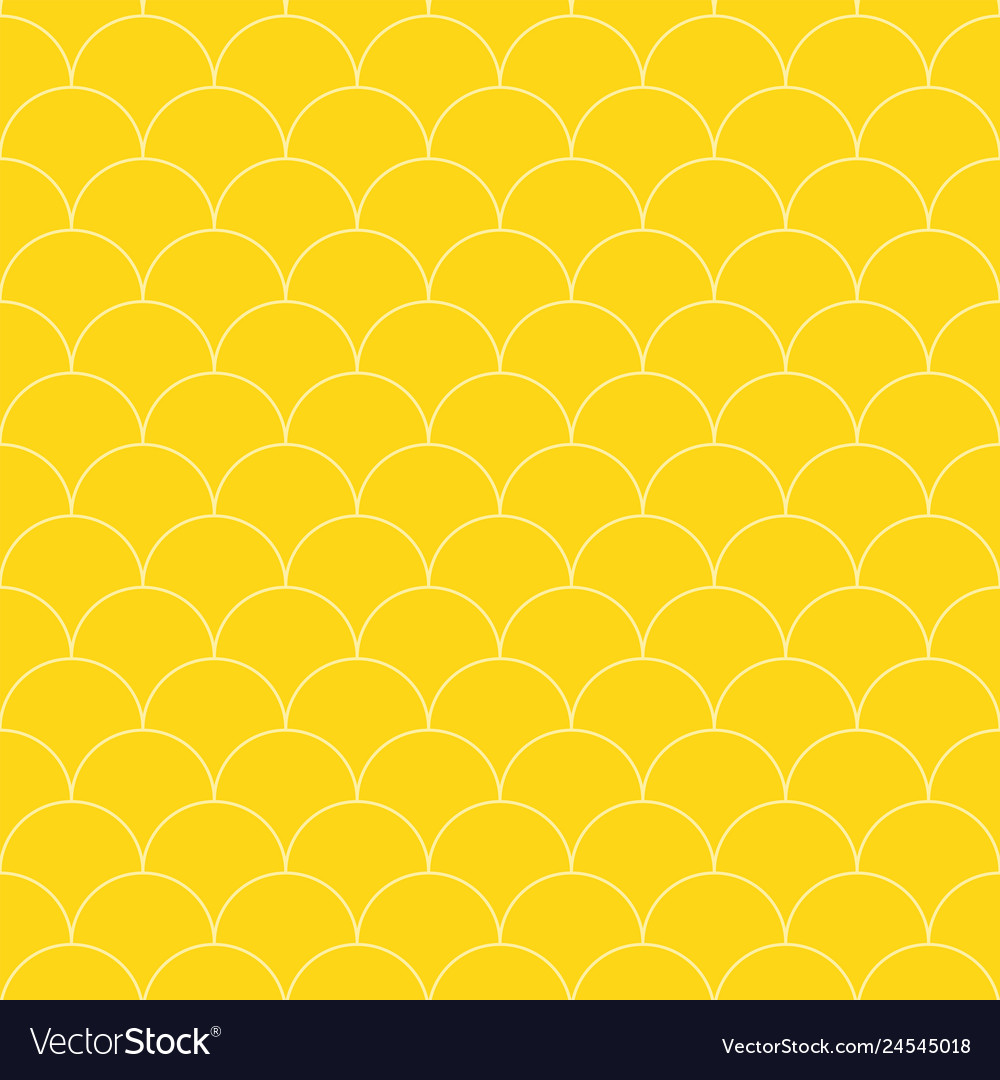 Yellow seamless stylish pattern - simple design Vector Image