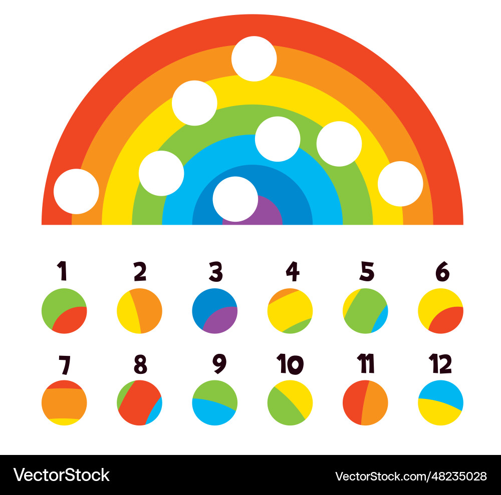 Match the picture matching game educational Vector Image