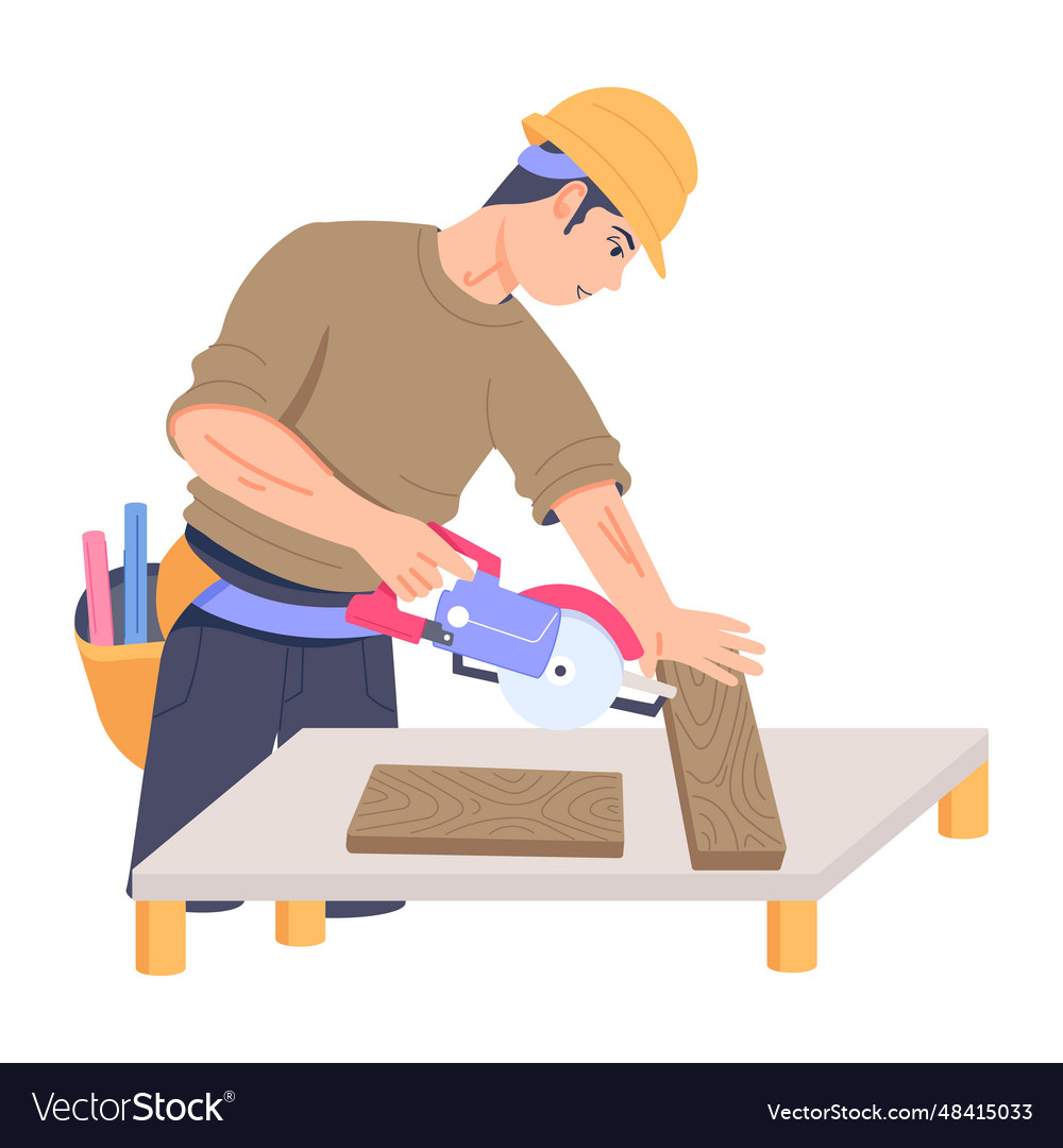 Carpenter Royalty Free Vector Image - VectorStock
