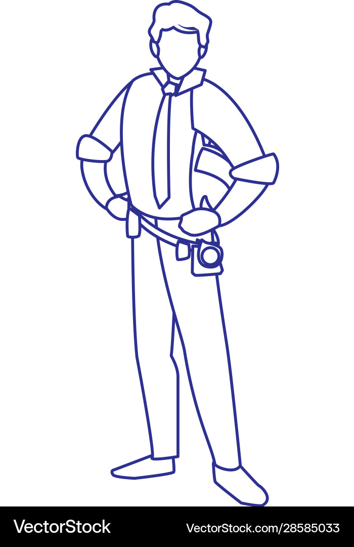 Isolated architect avatar man with helmet design Vector Image