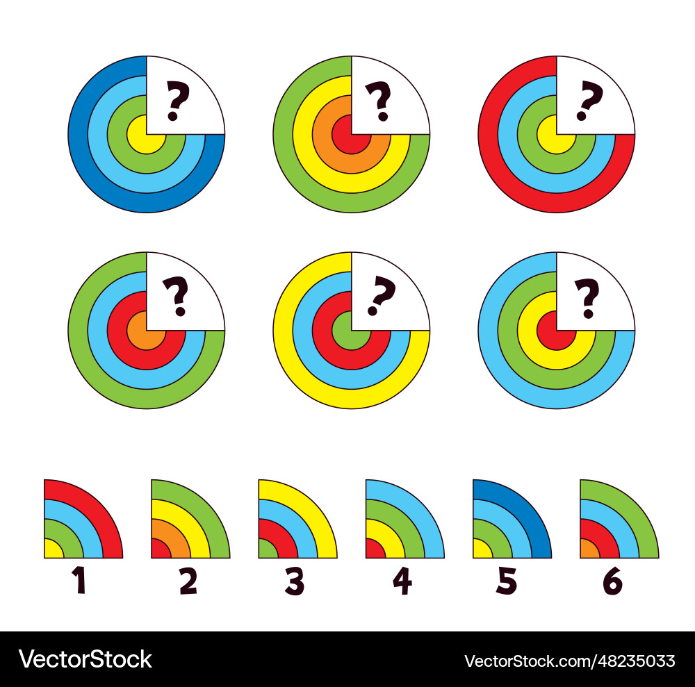 Match the picture matching game educational game Vector Image