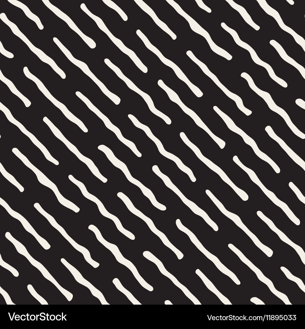 Seamless black and white jumble lines Royalty Free Vector