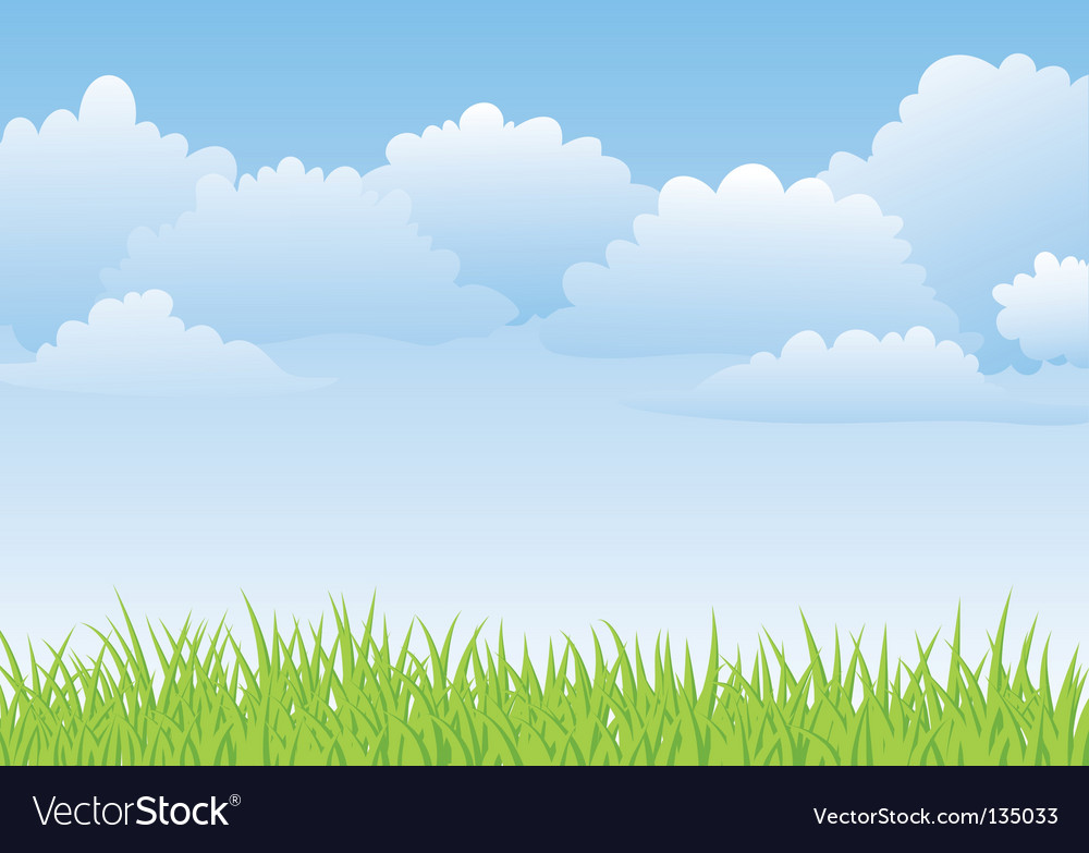 Spring landscape Royalty Free Vector Image - VectorStock