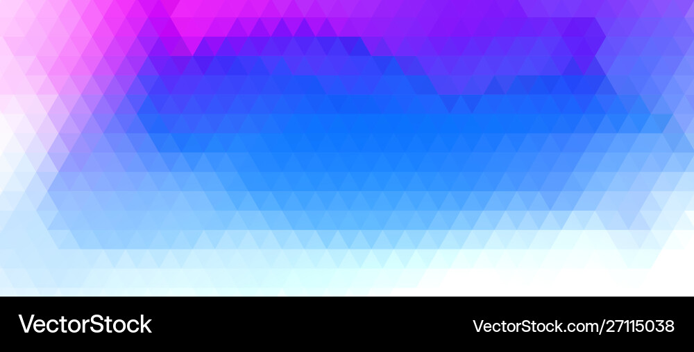 Abstract colorful triangle shades repeated Vector Image