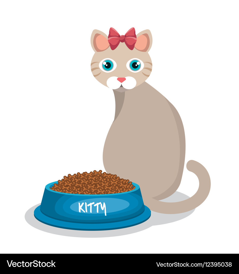 Cat pet shop icon Royalty Free Vector Image - VectorStock