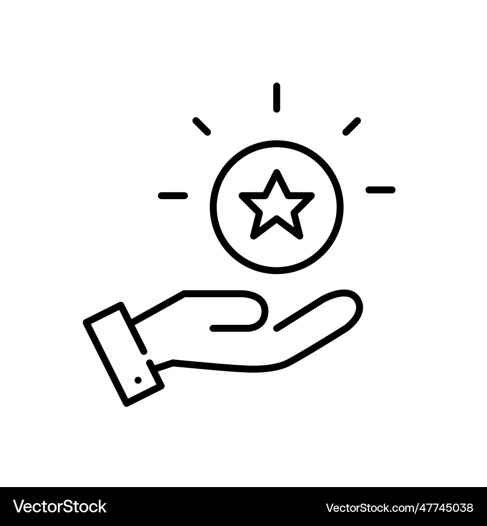 Collection bonus points customer loyalty rewards Vector Image