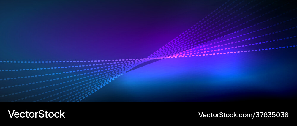 Neon shiny color background with light glowing Vector Image