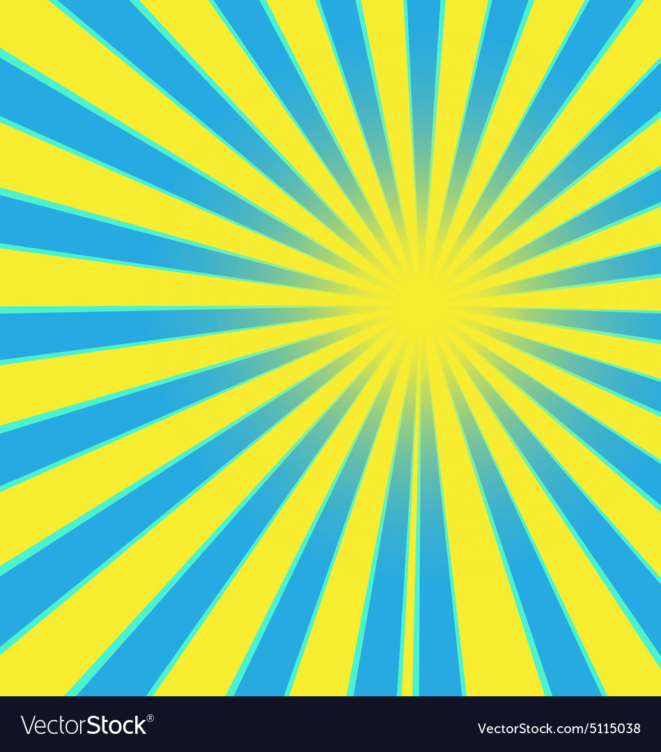 Sun ray Royalty Free Vector Image - VectorStock