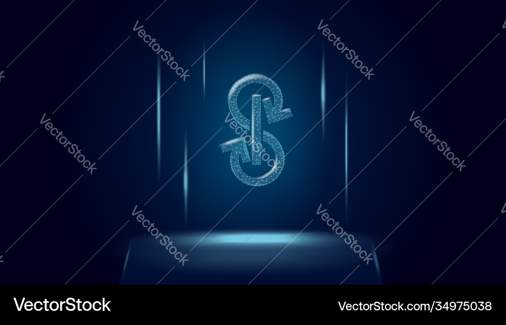 Yearnfinance yfi token symbol defi system Vector Image