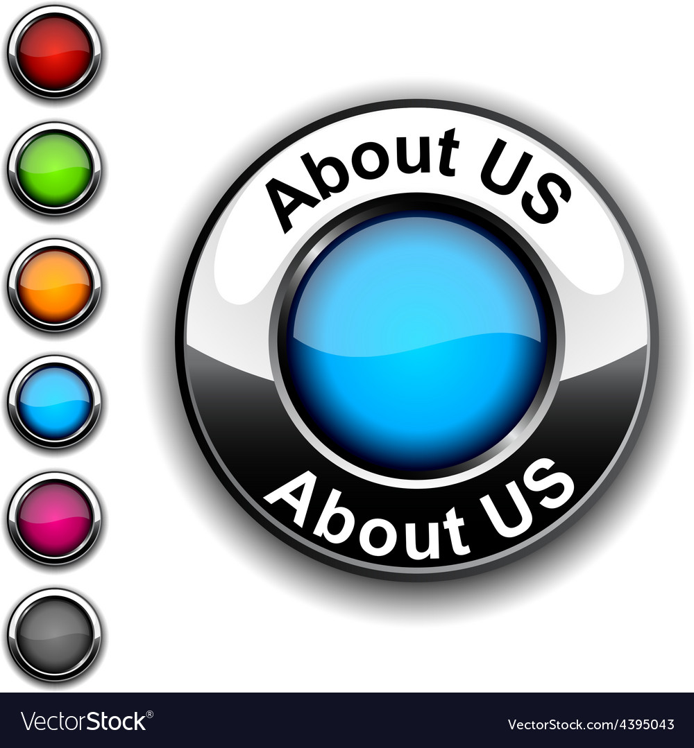 About us button Royalty Free Vector Image - VectorStock