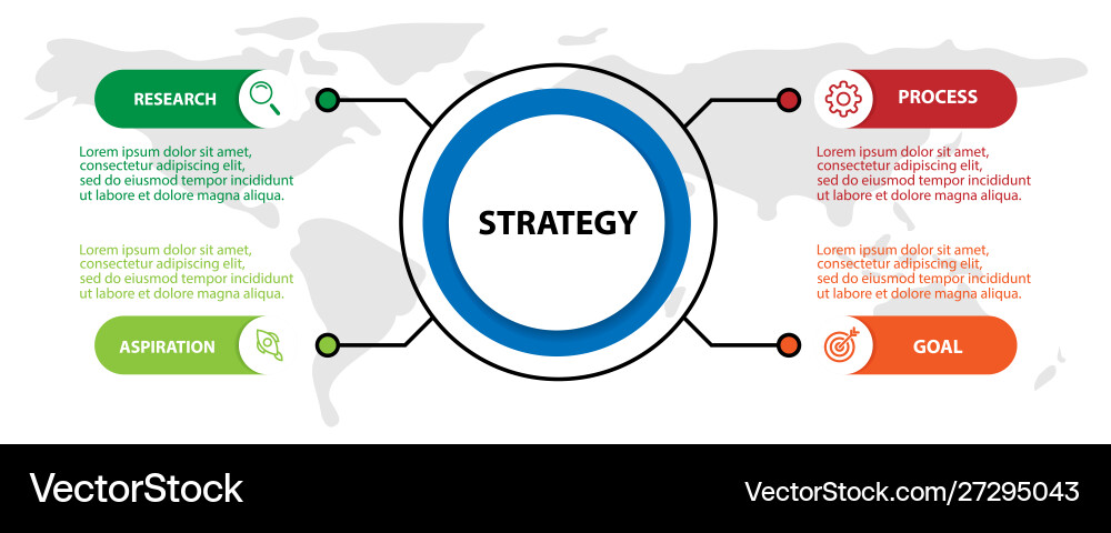 Infographic label design template with icons Vector Image
