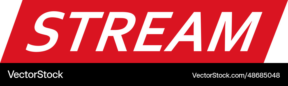 Icons banners for streaming live internet stream Vector Image