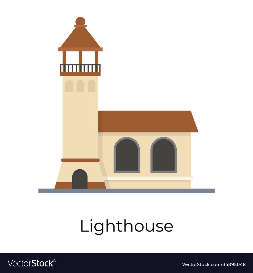 Lighthouse Royalty Free Vector Image - VectorStock