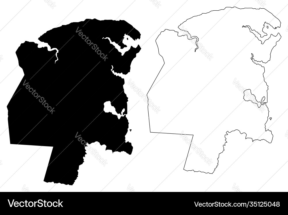 Tyrrell county north carolina state us county Vector Image