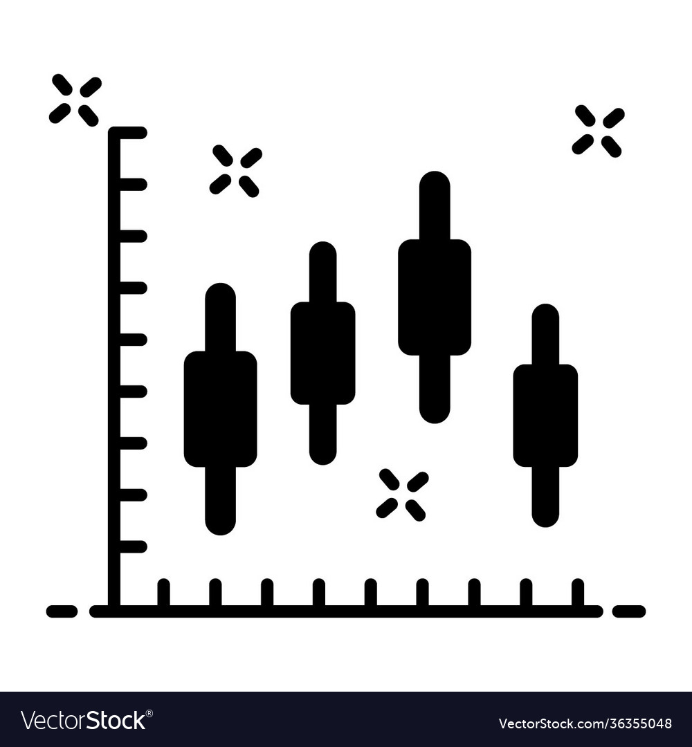 Volume chart Royalty Free Vector Image - VectorStock
