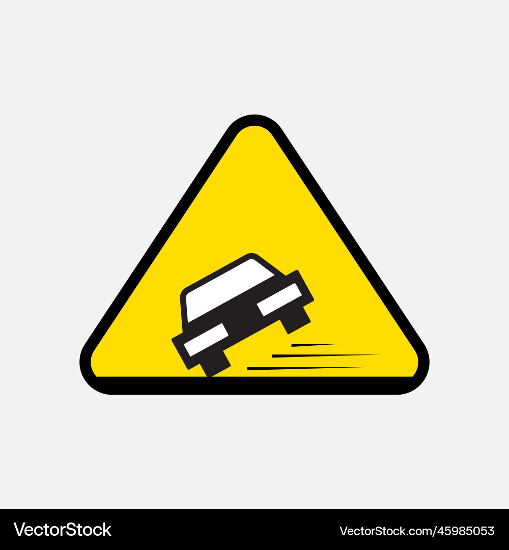 Car icon on yellow designs original Royalty Free Vector