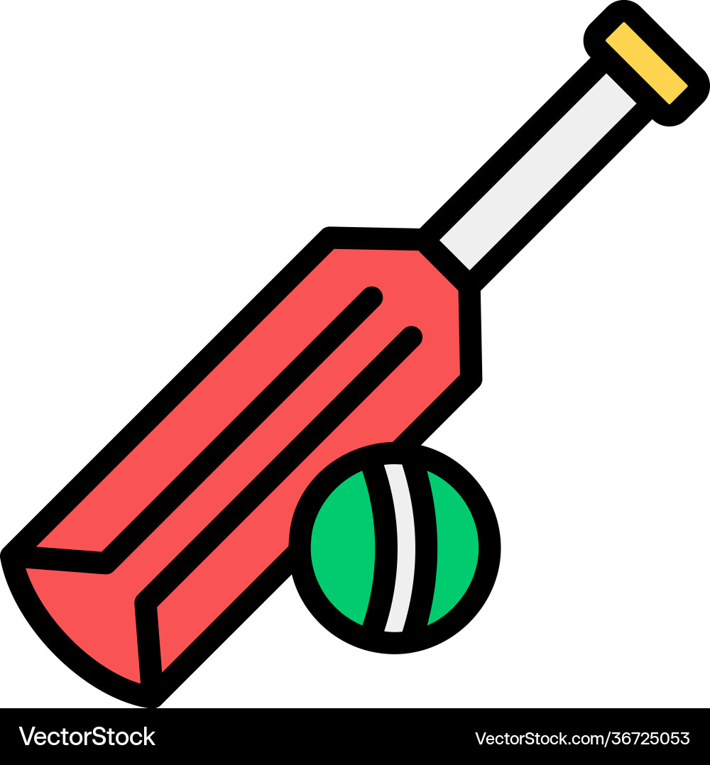Cricket Royalty Free Vector Image - VectorStock