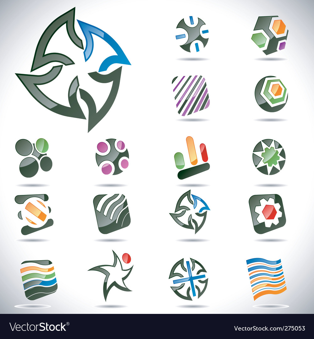 Design elements Royalty Free Vector Image - VectorStock