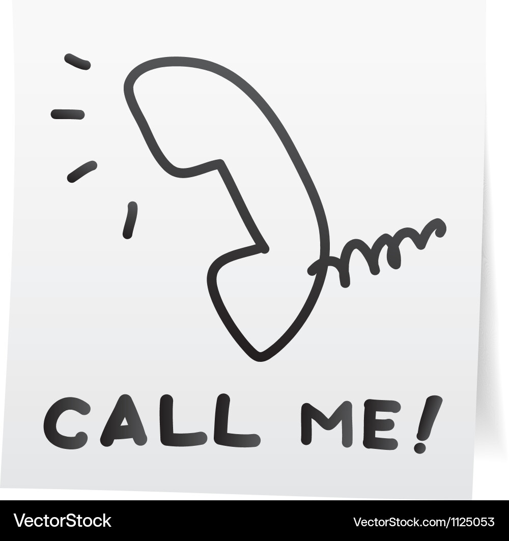 Hand draw cartoon on paper note stickers Vector Image