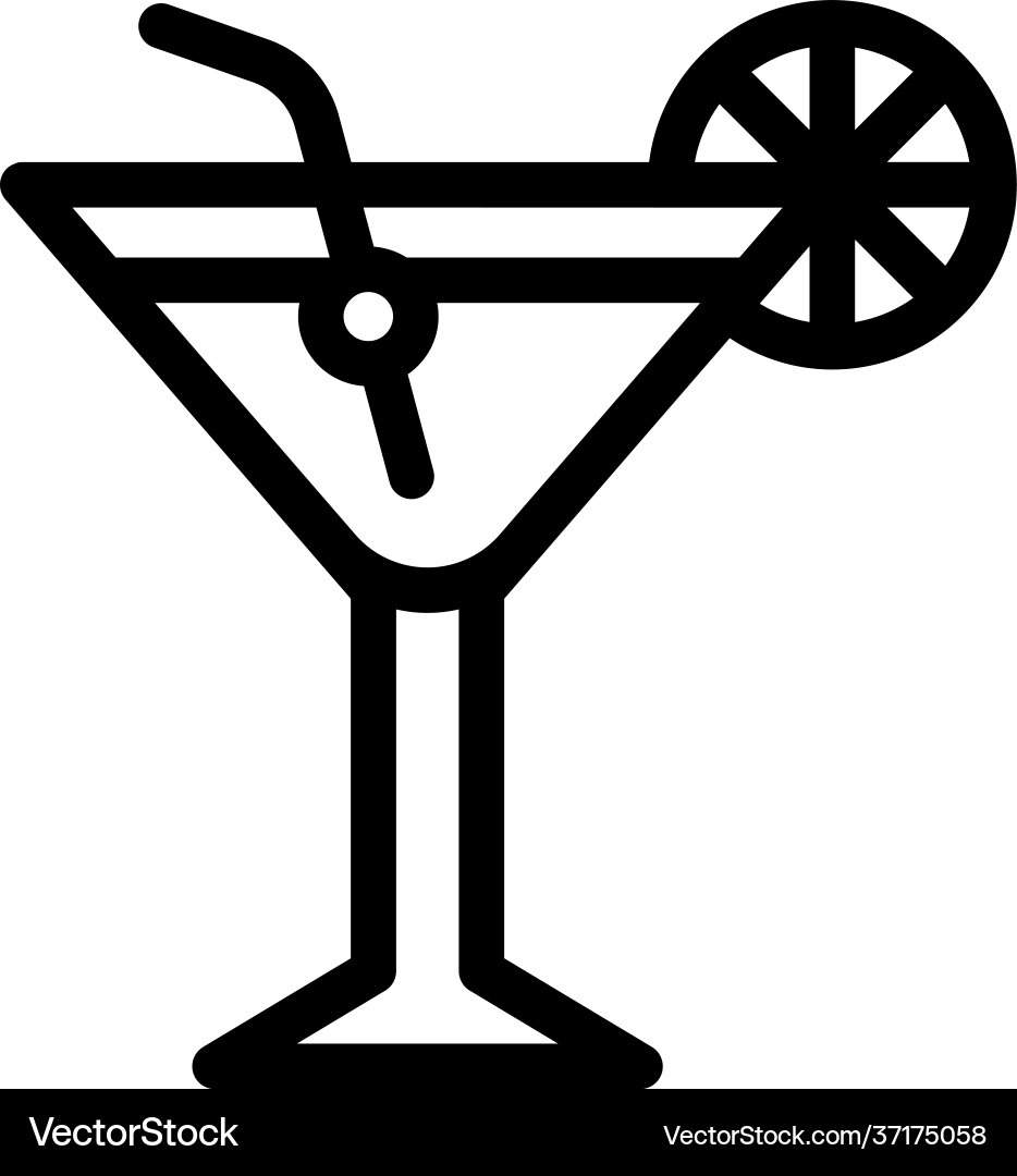 Cocktail Royalty Free Vector Image - VectorStock