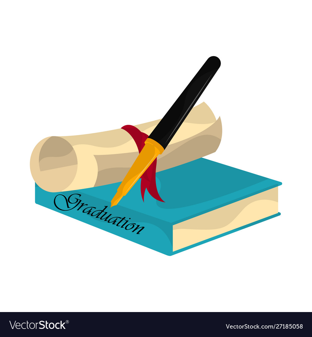 Graduation objects Royalty Free Vector Image - VectorStock