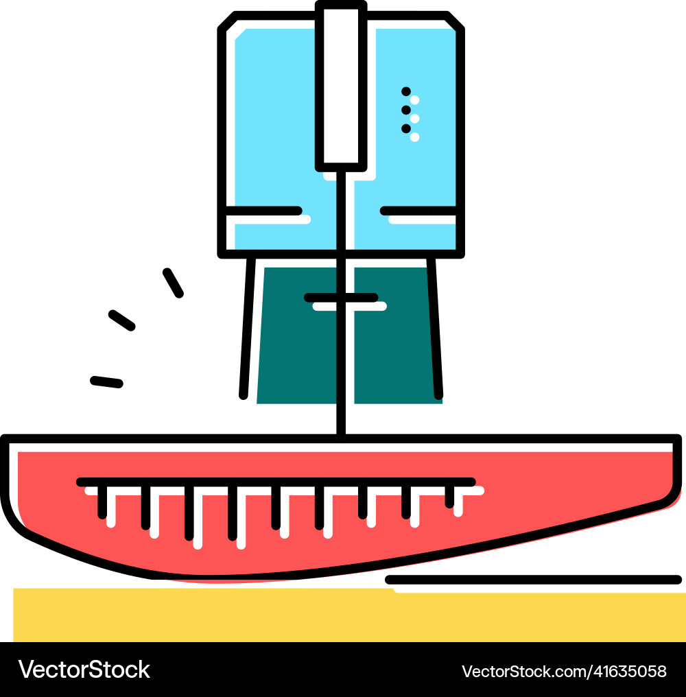 Tuna fish cut color icon Royalty Free Vector Image