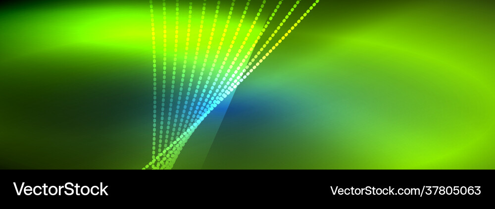 Neon shiny color background with light glowing Vector Image