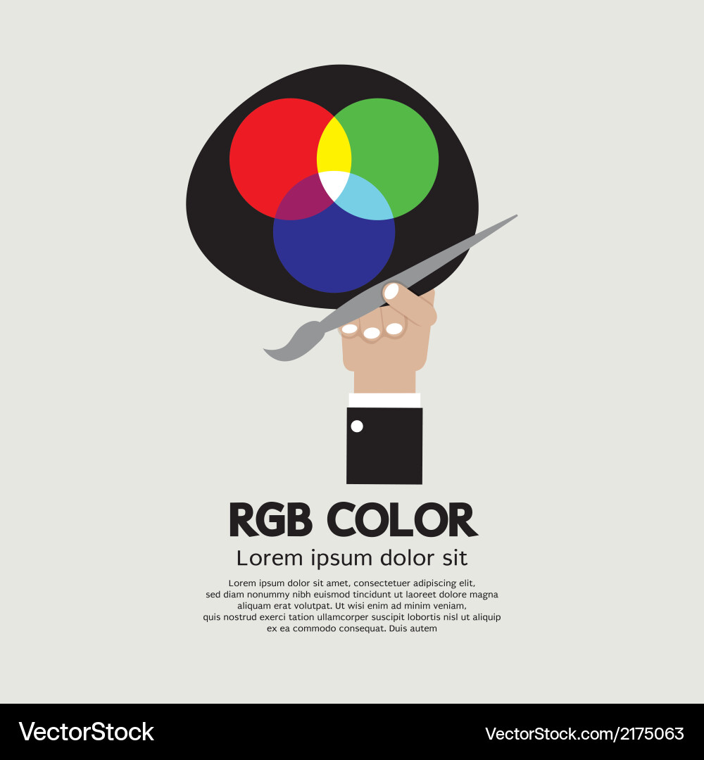 Rgb color palette Royalty Free Vector Image - VectorStock
