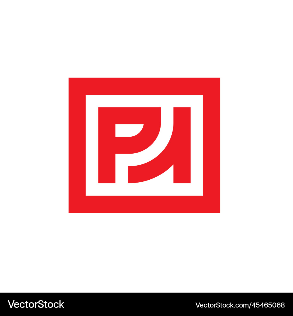 Alphabet pa logo letter monogram Royalty Free Vector Image