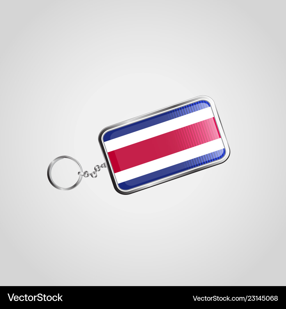 Costa rica flag icon design Royalty Free Vector Image