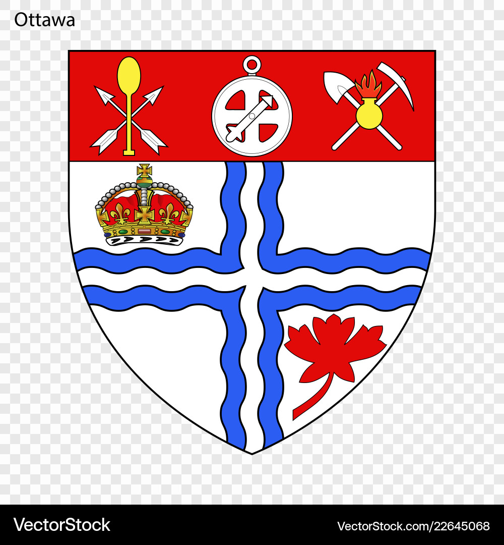 Emblem of ottawa Royalty Free Vector Image - VectorStock