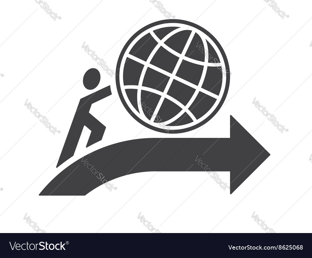Moving progress Royalty Free Vector Image - VectorStock