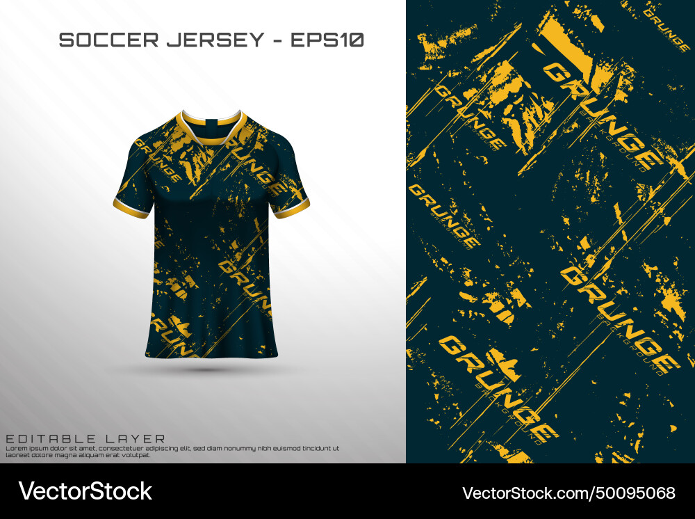 Sports jersey design Royalty Free Vector Image