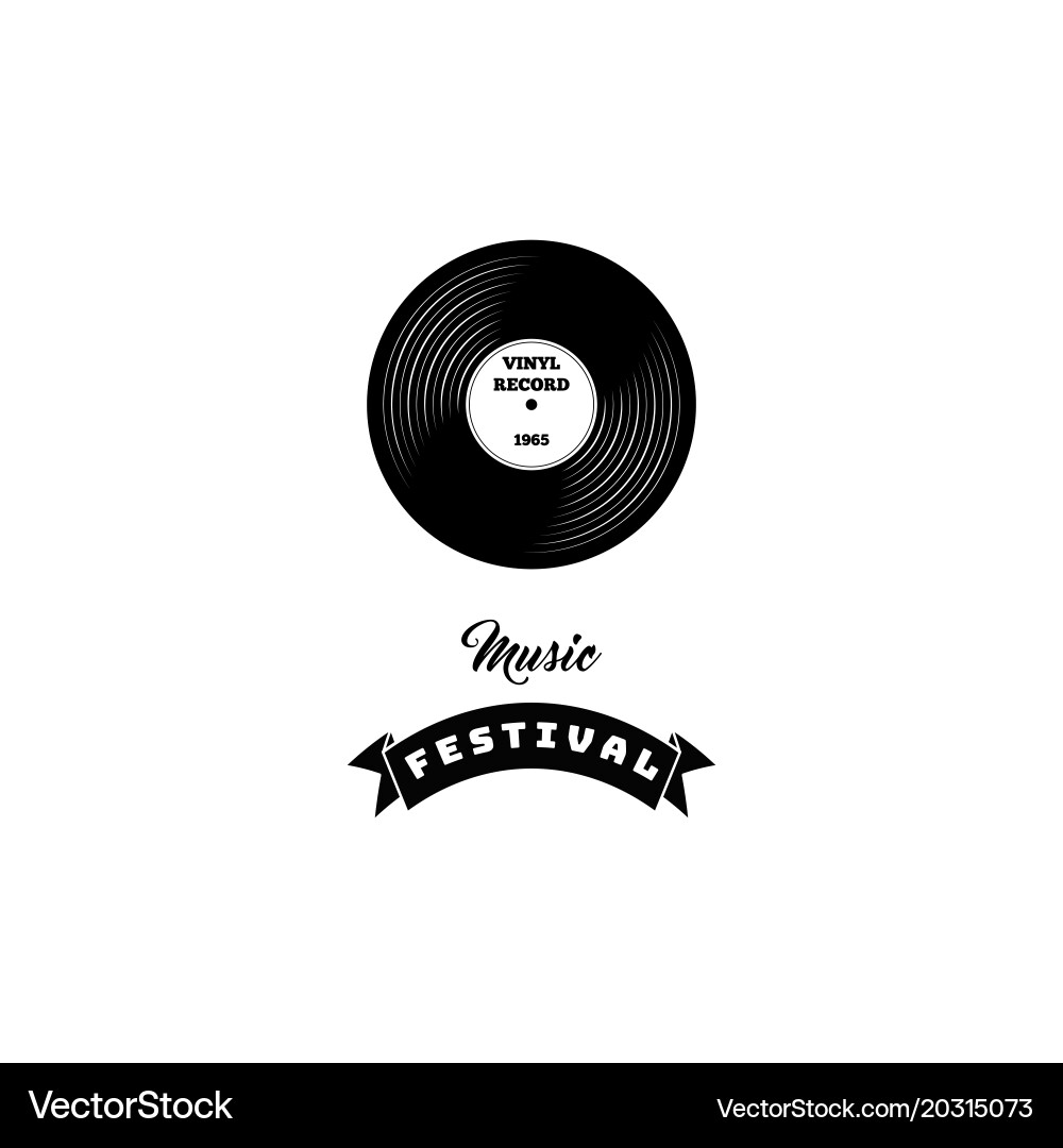 Vinyl Record Logo