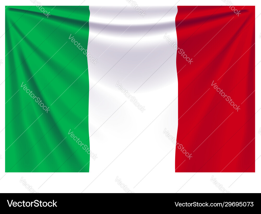 Back flag italy Royalty Free Vector Image - VectorStock