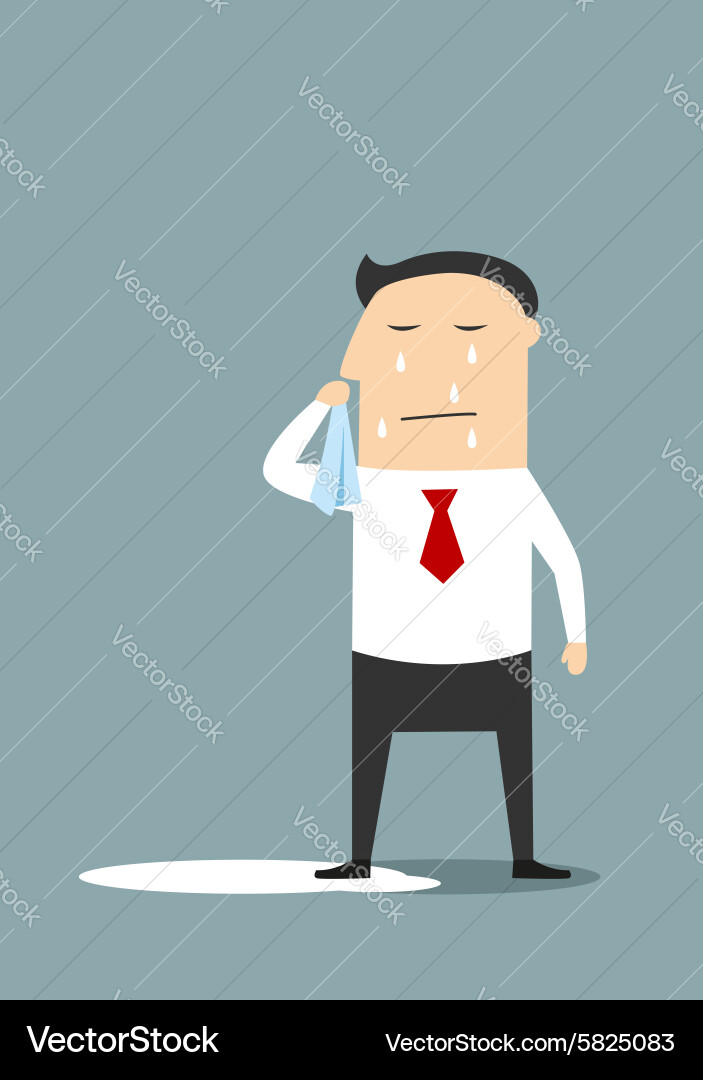 Crying Businessman
