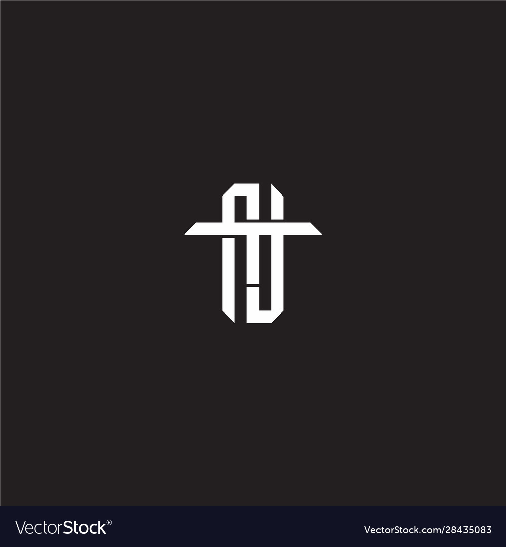 Initial letter overlapping interlock logo Vector Image