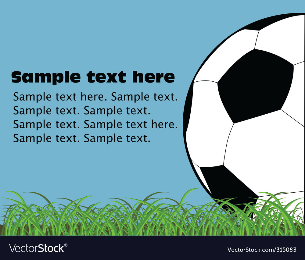 Soccer Royalty Free Vector Image - VectorStock