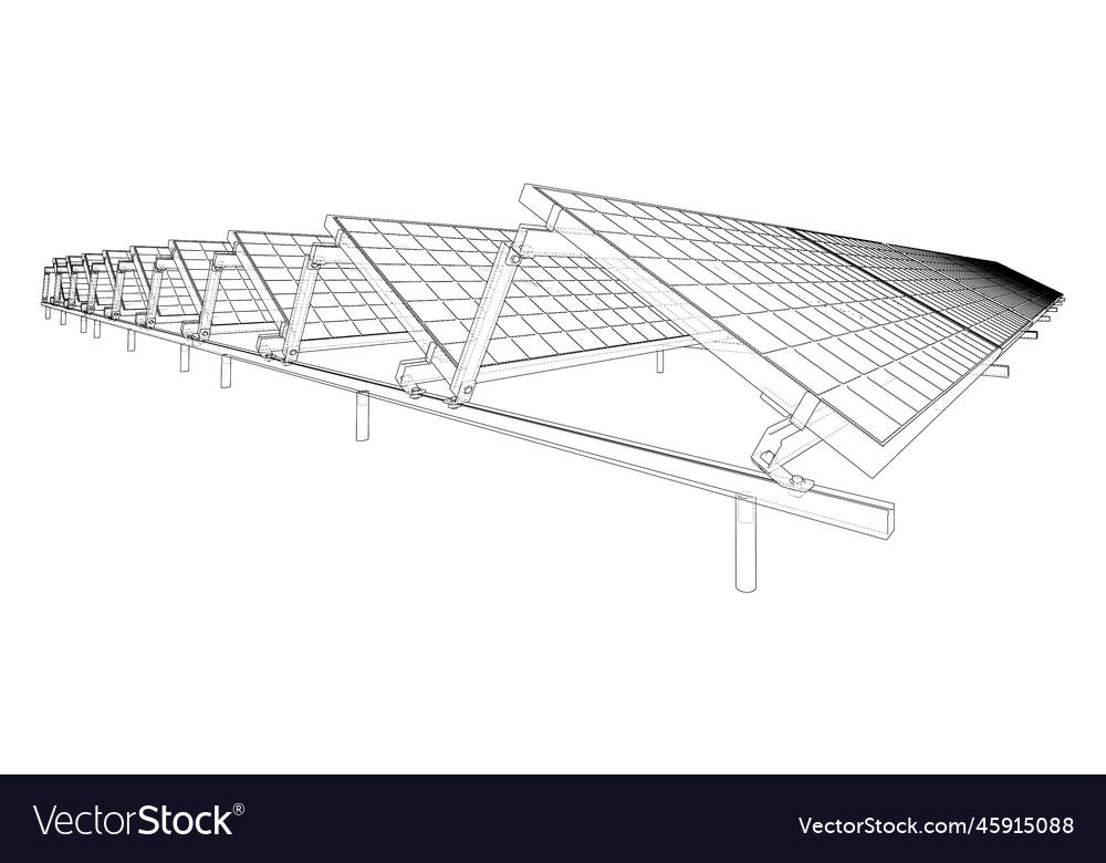 Solar panel concept Royalty Free Vector Image - VectorStock